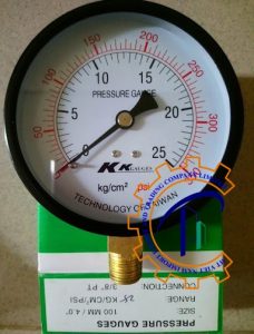 Đồng hồ đo áp suất KKGauges | 0 bar đến 10 bar dùng cho hơi.